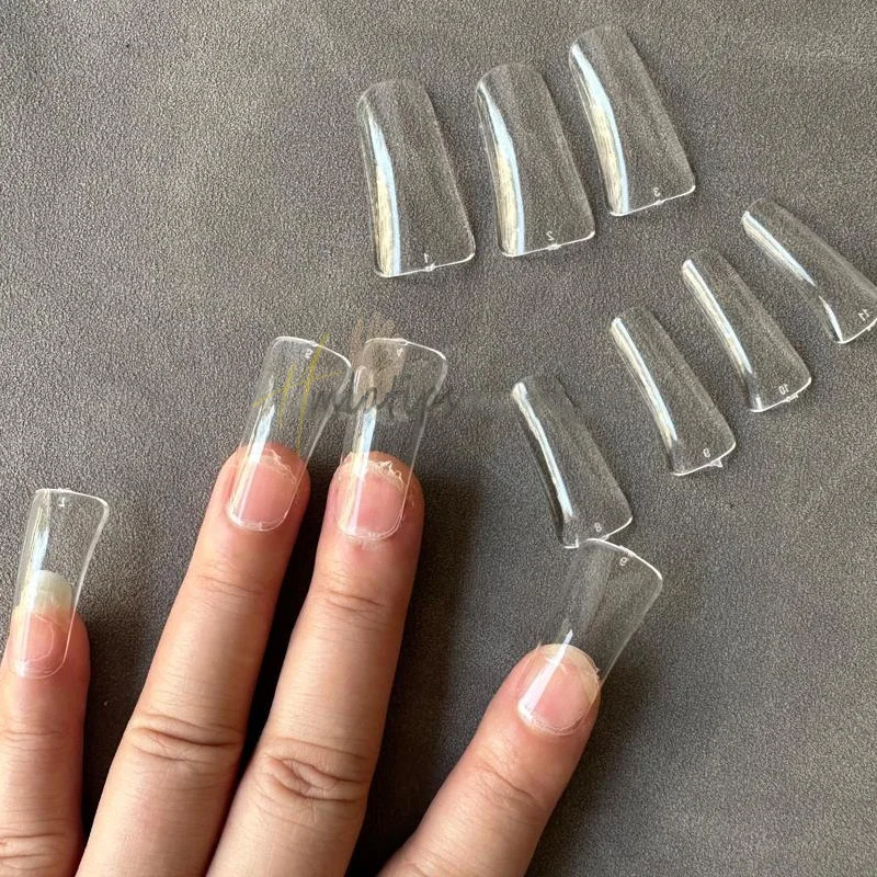 120pcs-box-Long-Duck-False-Nail-Tips-Full-Cover-Press-On-Extension ...