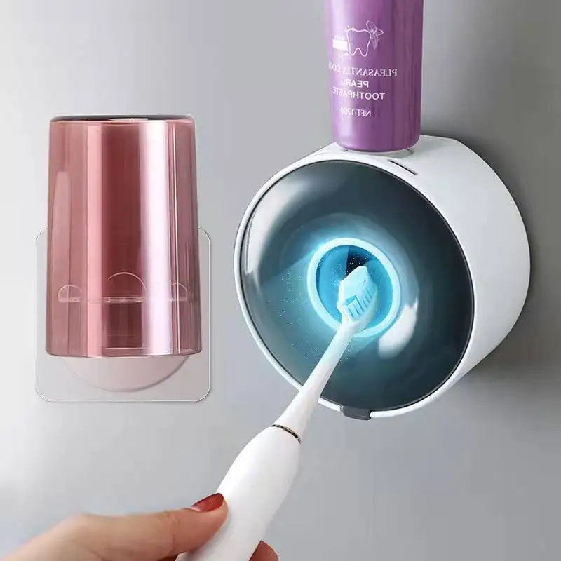 Automatic Toothpaste Dispenser Wall Mount Bathroom Bathroom Accessories ...