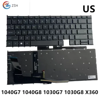 US English backlit keyboard for HP EliteBook 1030G7 1030G8 1040G7 ...