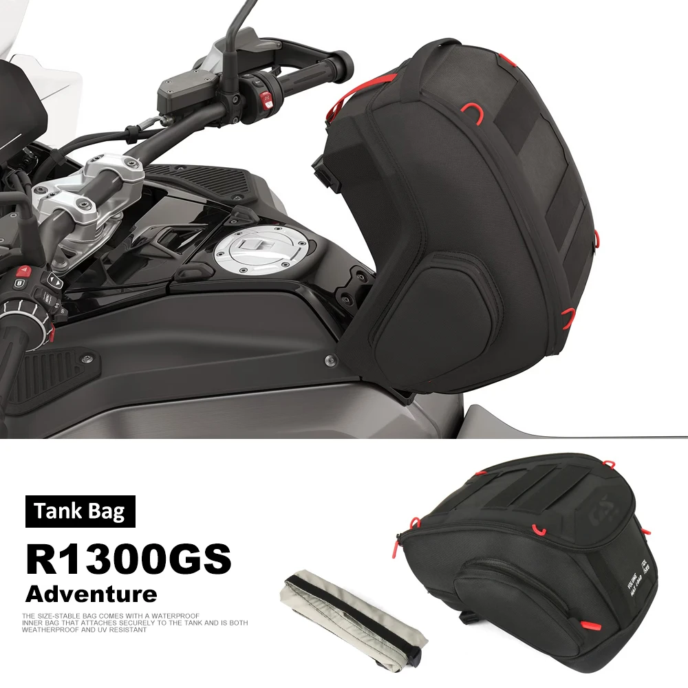 Motorcycle Waterproof Fuel Tank Bag Logo 12L Tool Backpack Portable For ...