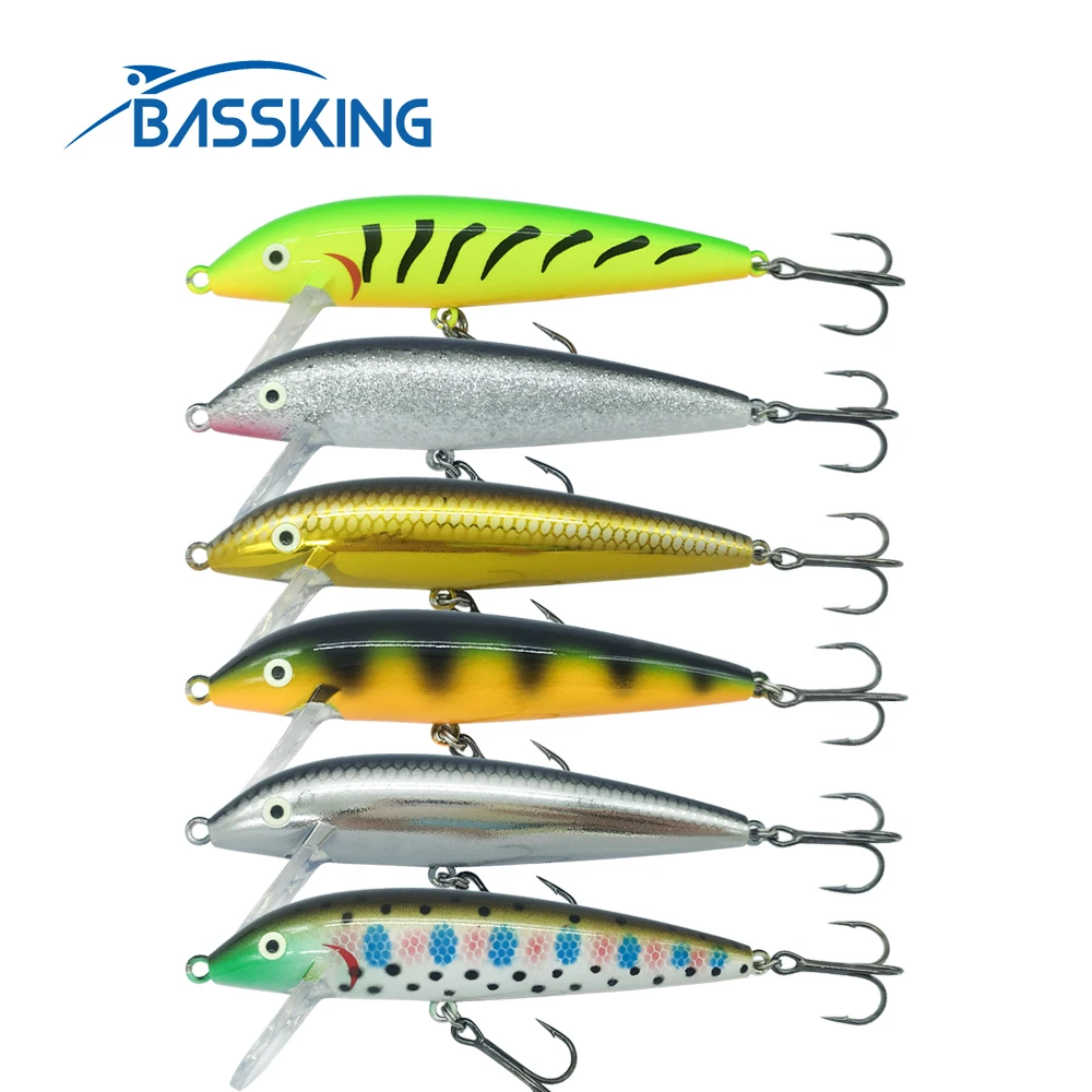 BASSKING-Sinking-Minnow-Lures-65mm-85mm-Artificial-Hard-Wobblers-for ...