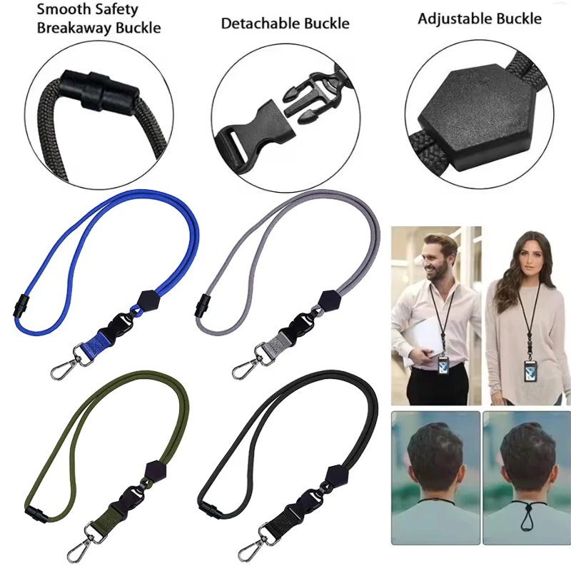 Adjustable Neckband Keychain Multi-Function Mobile Phone Lanyard Anti ...
