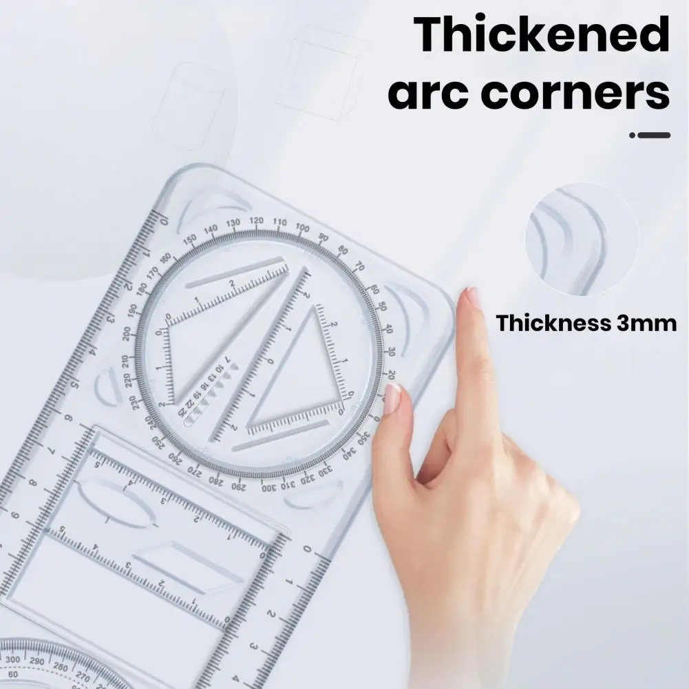 Scale-Ruler-Versatile-Geometric-Ruler-Scale-Easy-Sliding-Stable ...