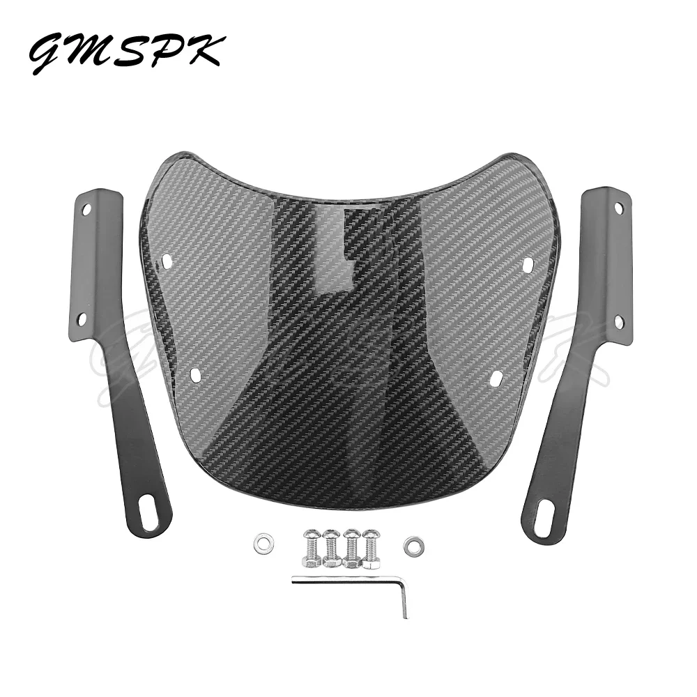 Carbon-Fiber-Style-Motorcycle-Windscreen-Windshield-Wind-Deflector ...
