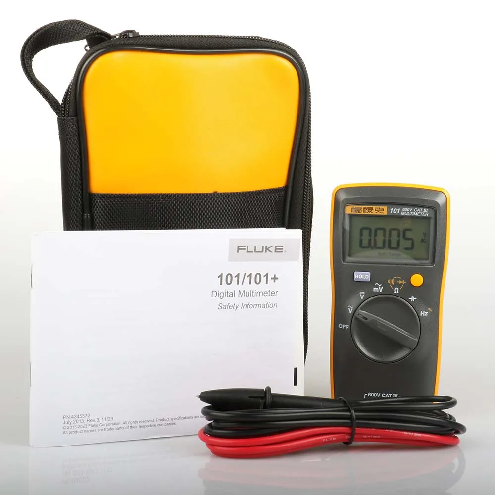 Fluke-101-Auto-Range-Digital-Multimeter-for-AC-DC-Voltage-Resistance ...