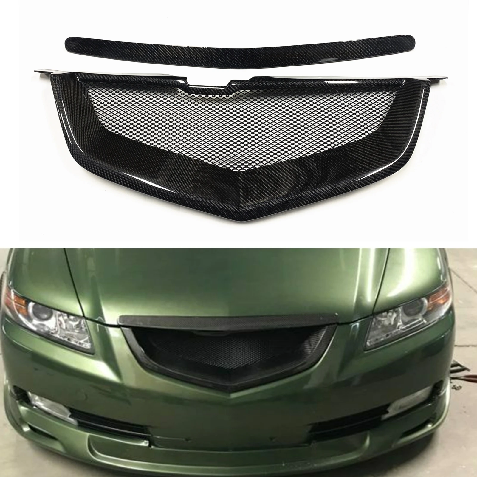 Car-Front-Grille-Upper-Grill-Bumper-Hood-Mesh-Body-Grid-Honeycomb-Auto ...