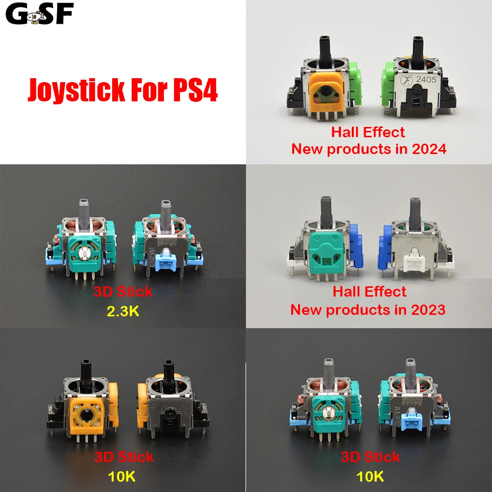 GSF-2PCS-Hall-Effect-Joystick-Replacement-3D-Analog-Stick-Sensor-Module-for-Ps4-Controller ...