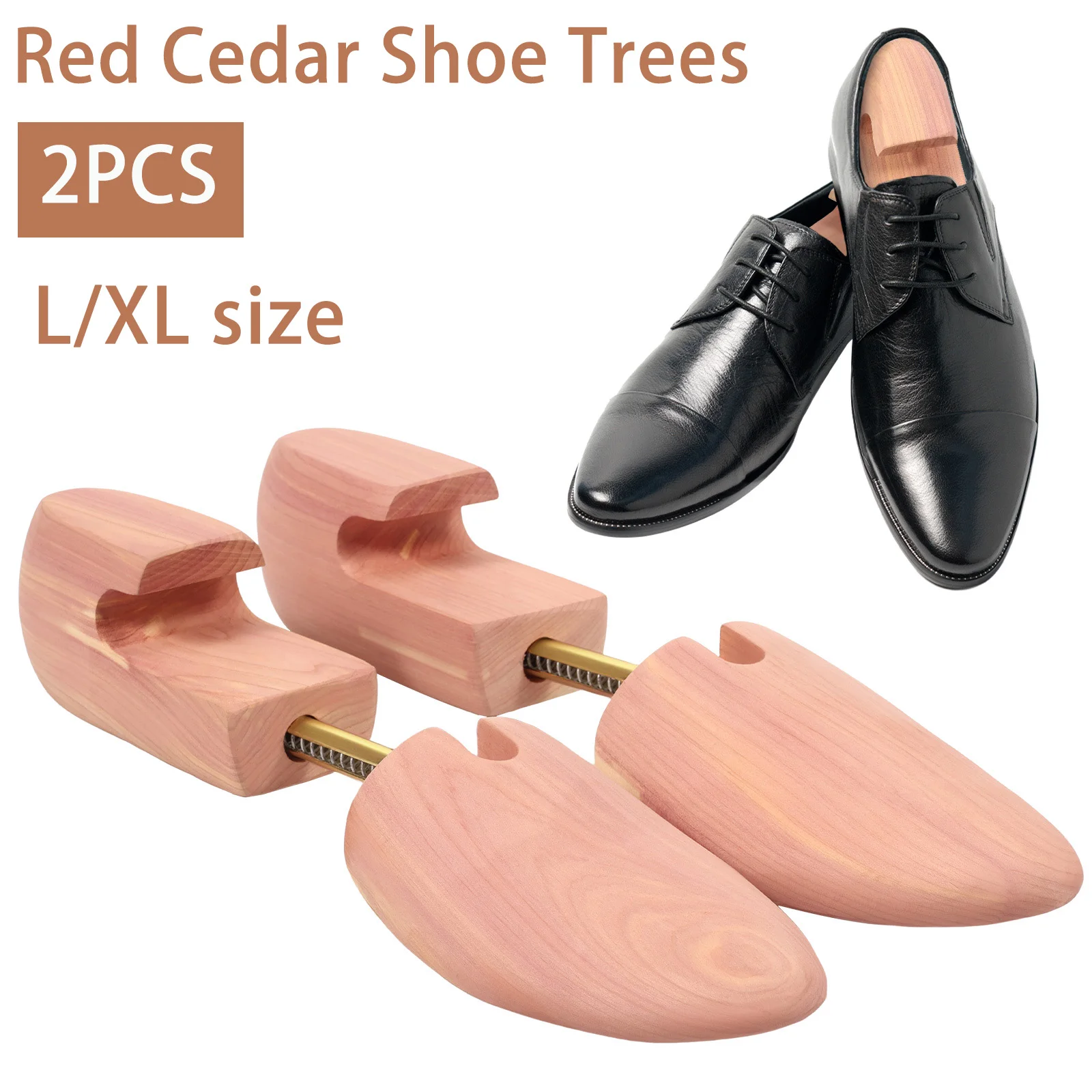 2Pcs Red Cedar Shoe Trees Display for Men Women Sneakers Boots Wooden ...