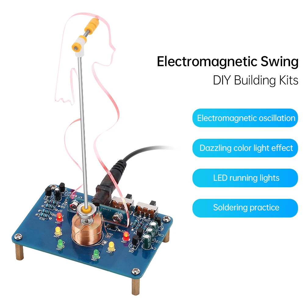 DIY-Electronic-Swing-Kit-Electromagnetic-Swing-Induction-Teaching-and ...