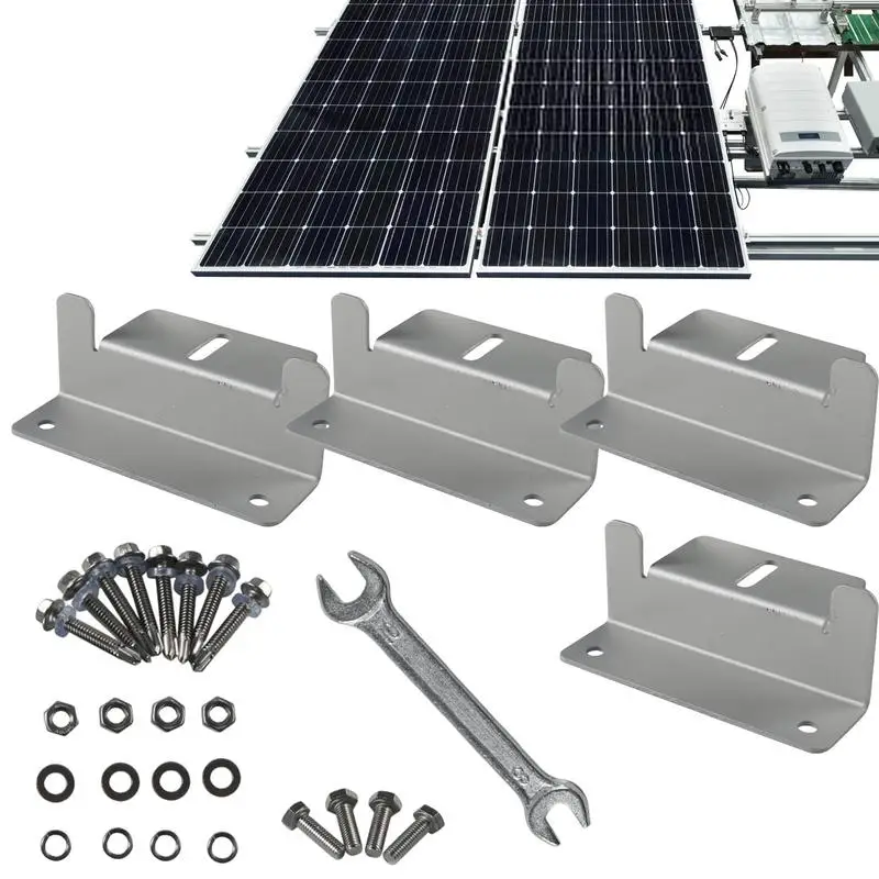 Solar-Panel-Z-Brackets-4-Units-Set-Roof-Mount-Solar-Brackets ...