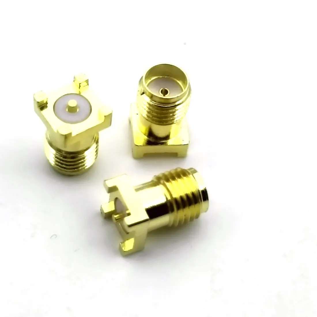 100Pcs SMA-KE Vertical SMD RF Connector SMA Female Patch Connector SMA ...