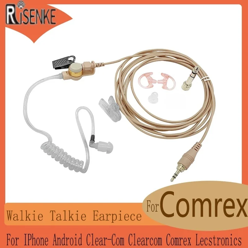 RISENKE IFB Earpiece Clear Com 3.5mm Professional Headset Telex ...