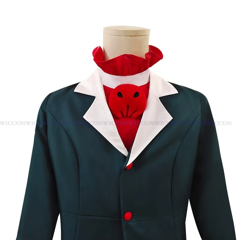 Anime Cosplay Party Uniform Suit With Tail Blitzo Helluva Blitzo Boss ...