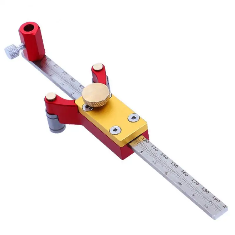 3 IN 1 Adjustable Linear Arc Scriber Precision Woodworking Wheel ...