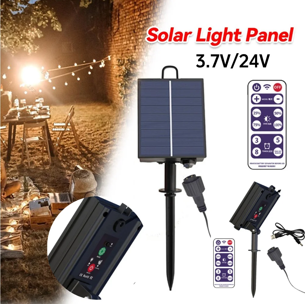 24V/3V Solar Battery Box LED String Lamp Solar Panel Controller with ...