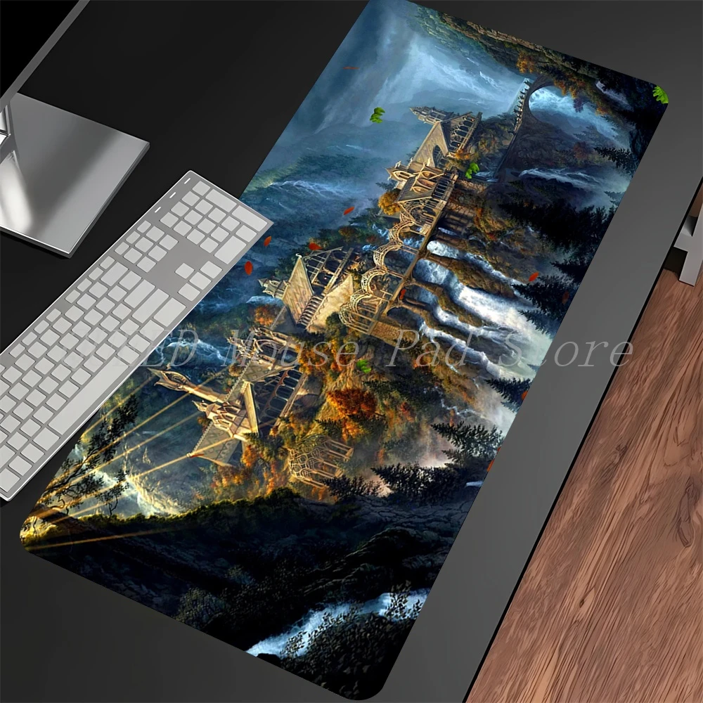 Middle Earth Mouse Pad L-Lords of Rings Computer Desk Mat Gamer ...