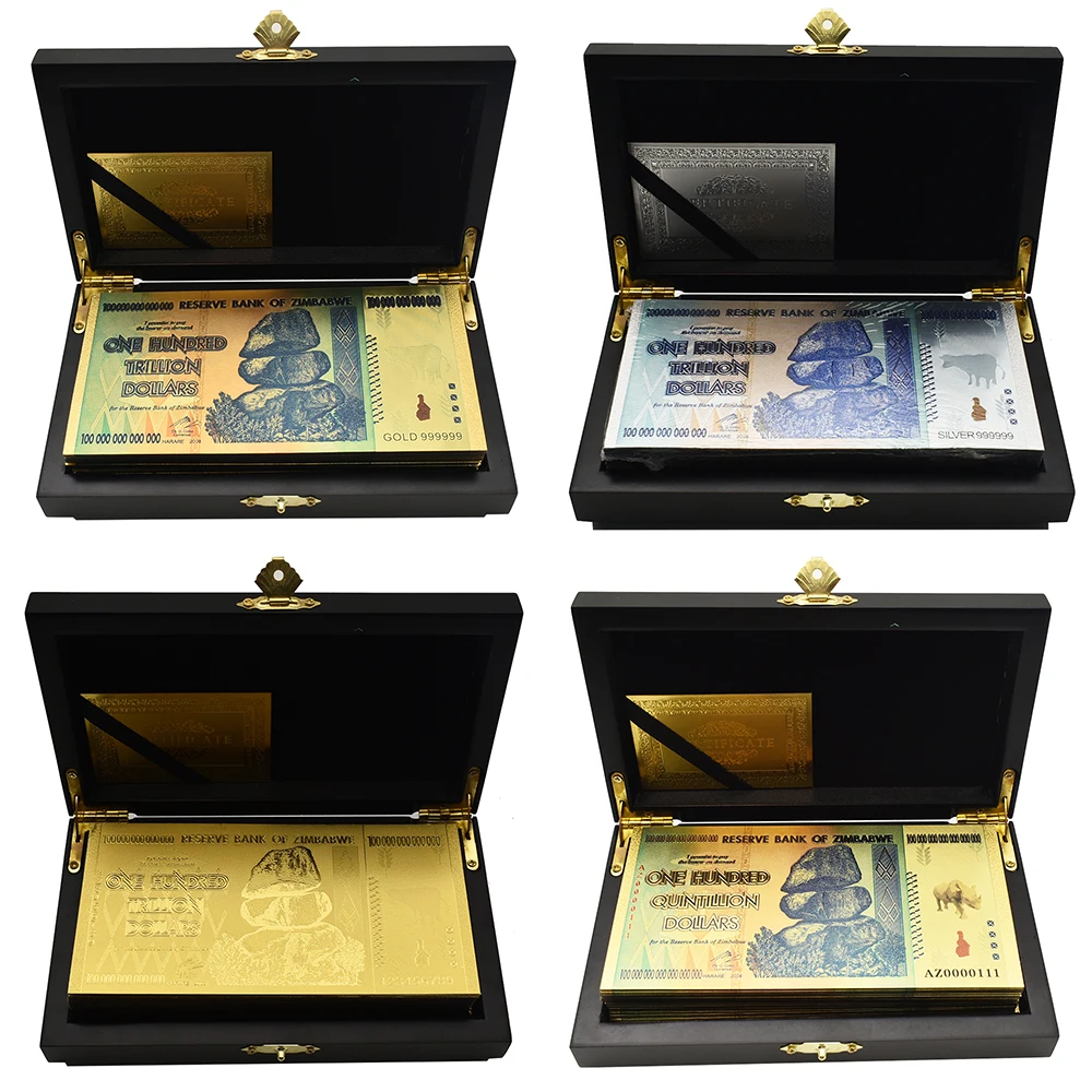 50pcs-box-Zimbabwe-Z100-Yottalilion-100-Quadringentillion-5-Octillion ...