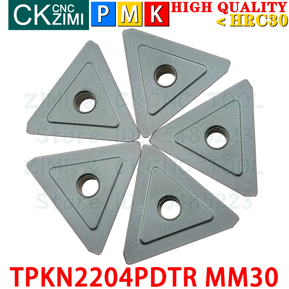 TPKN2204PDTR MM30 TPKN 2204 PDTR MM30 카바이드 인서트 밀링 인서트 도구 TPKN2204 TPKR ...