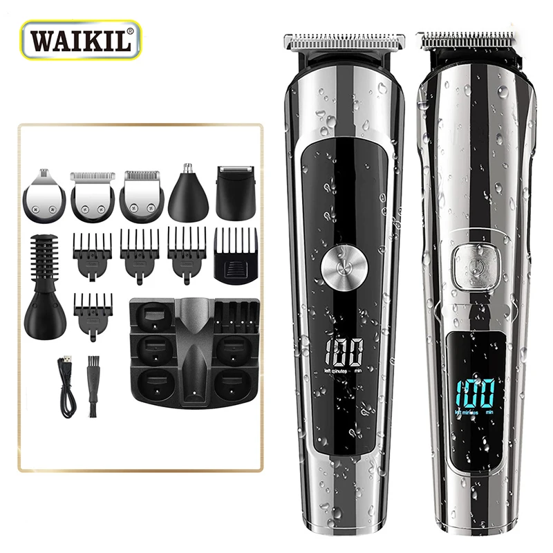 WAIKIL-Hot-Sale-6-In-1-Multifunctional-Hair-Trimmer-For-Men-Facial-Body ...