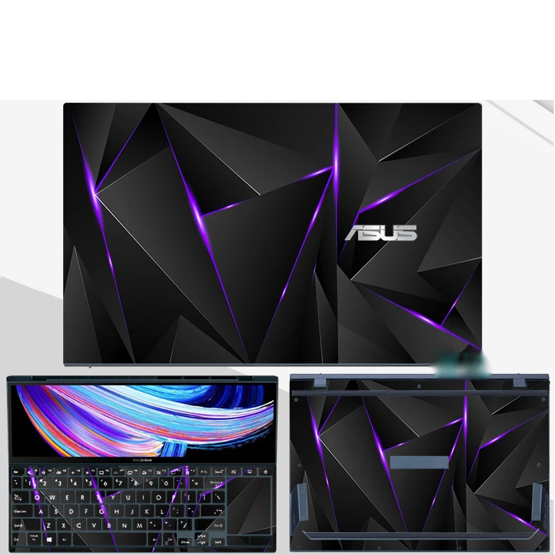 Pro Duo15 OLED UX582 - Autocollants en vinyle Dazzle Special Skin pour ...