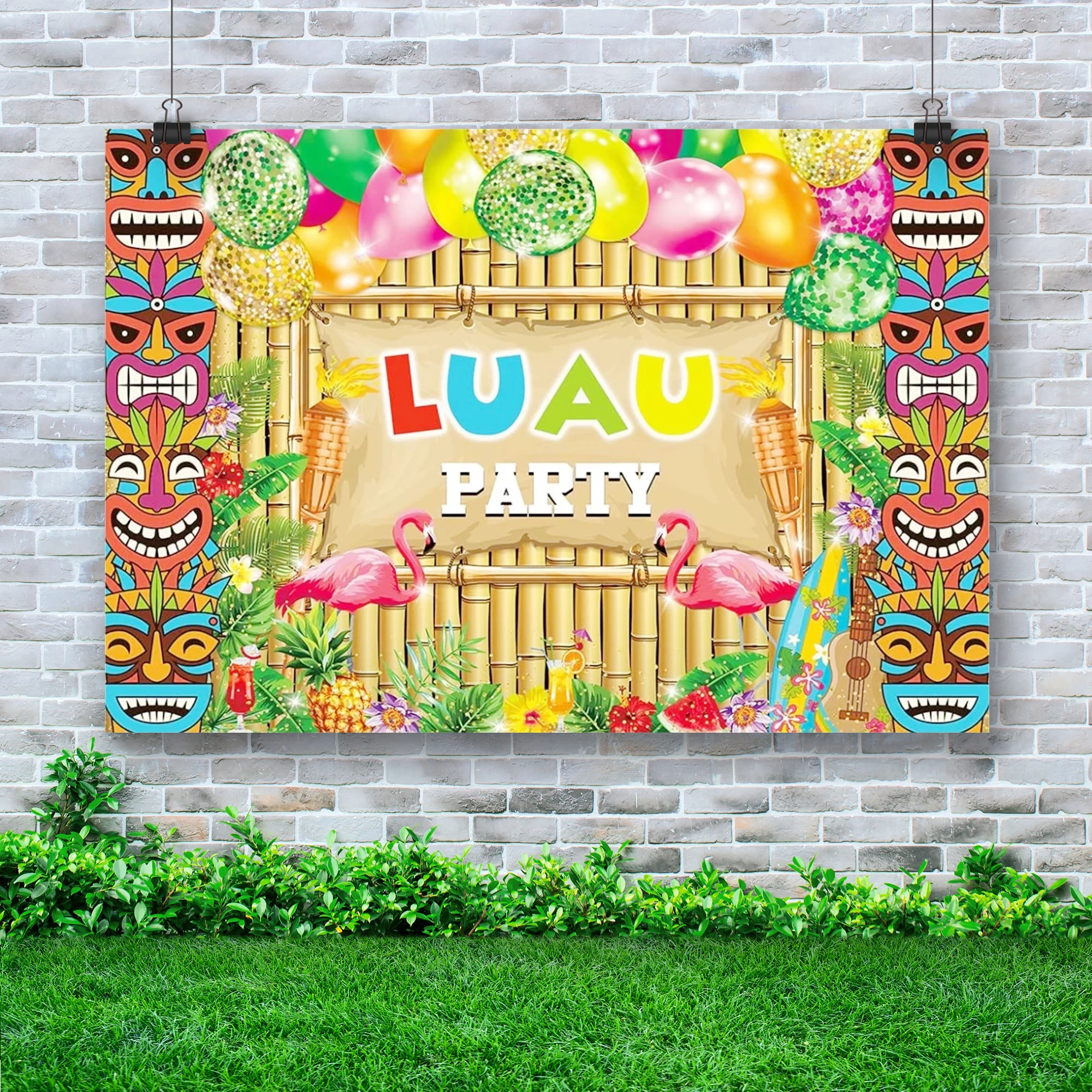 Luau Backdrop Decorations