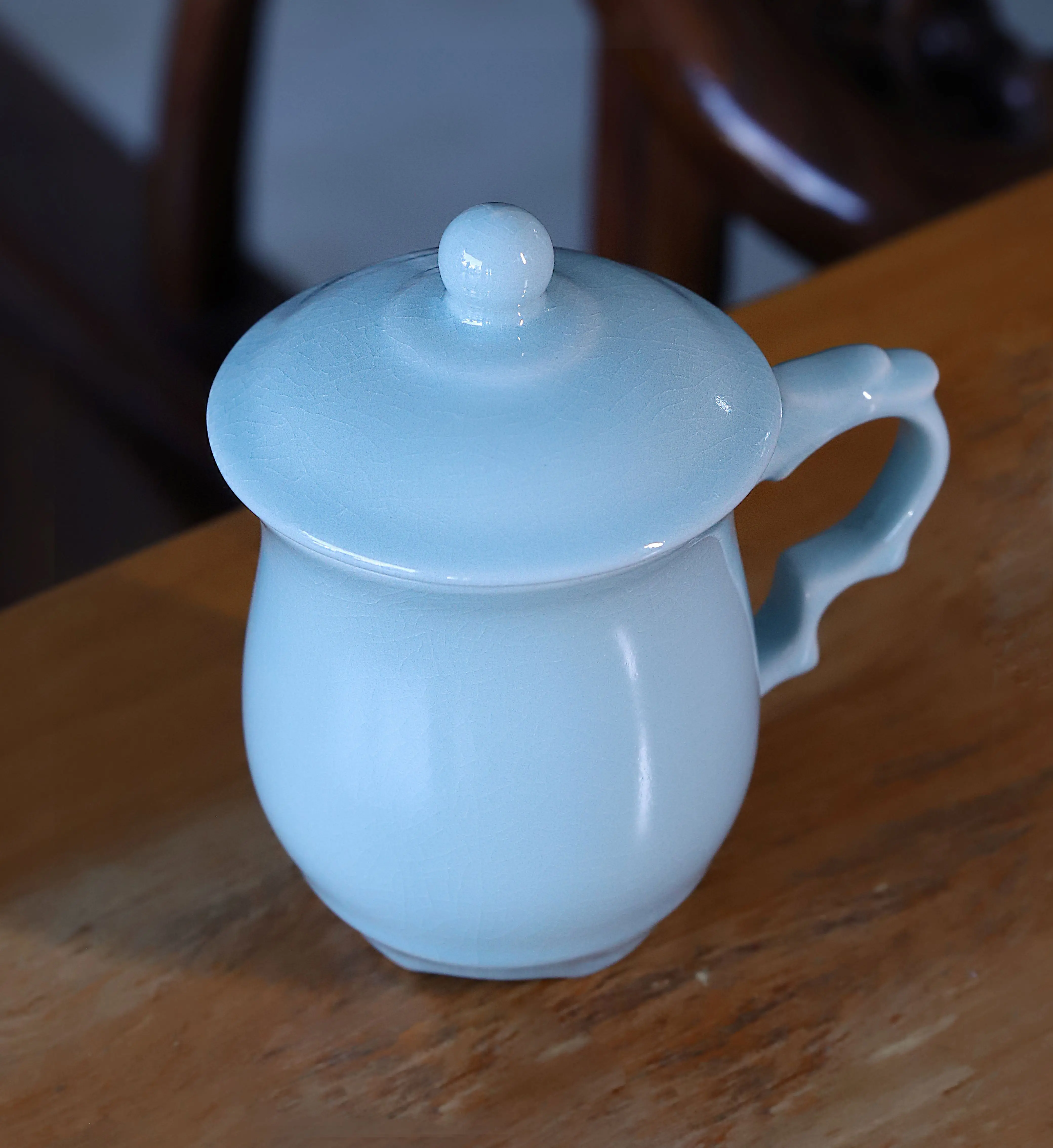 Origin-Ruzhou-Ru-porcelain-faucet-Ru-Kiln-office-cup-Master-teacup-tea ...