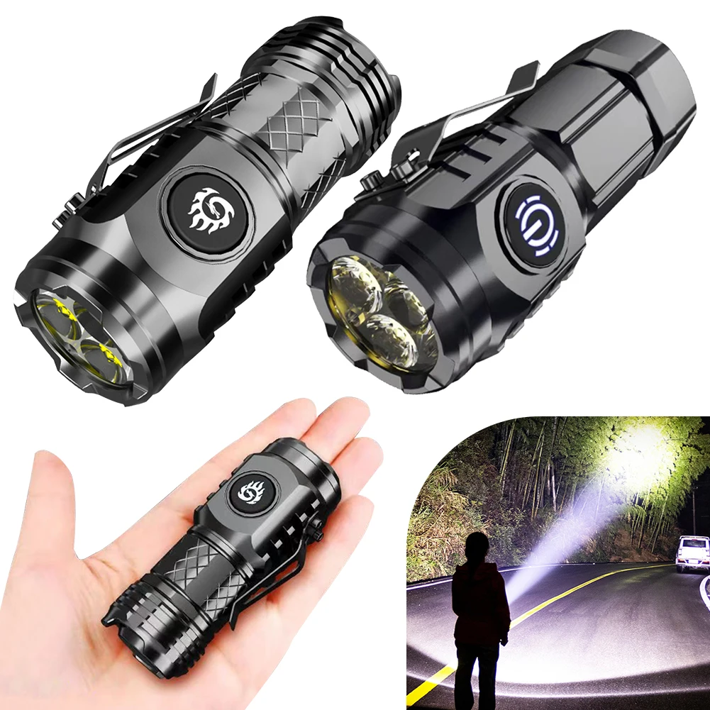 High-Power-LED-Flashlight-Torch-20W-Powerful-Tactical-Hunting-Light ...