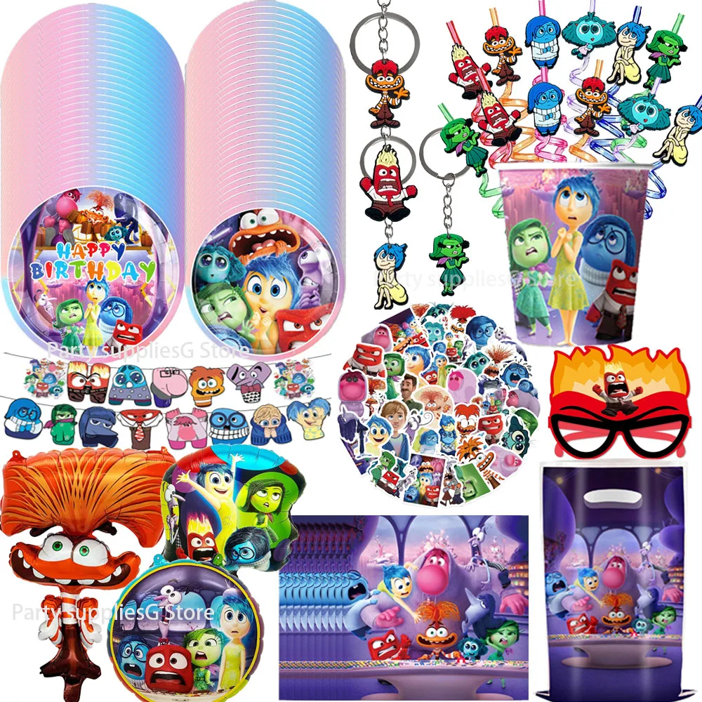 Inside-Out-2-Happy-Birthday-Party-Decoration-Cartoon-Theme-Tableware ...