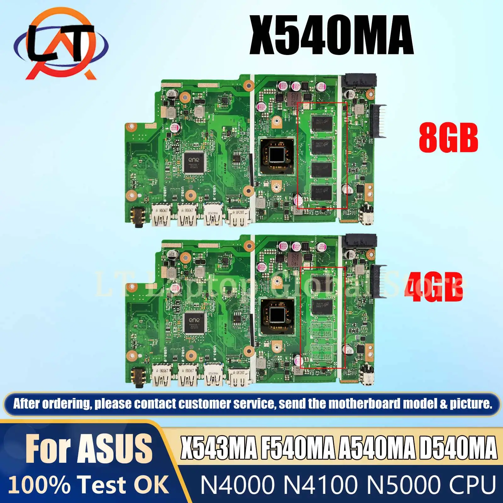 X540MA-Mainboard-For-ASUS-X543MA-F540MA-A540MA-D540MA-X540M-Laptop-Motherboard-N4000-N4100-N5000 ...