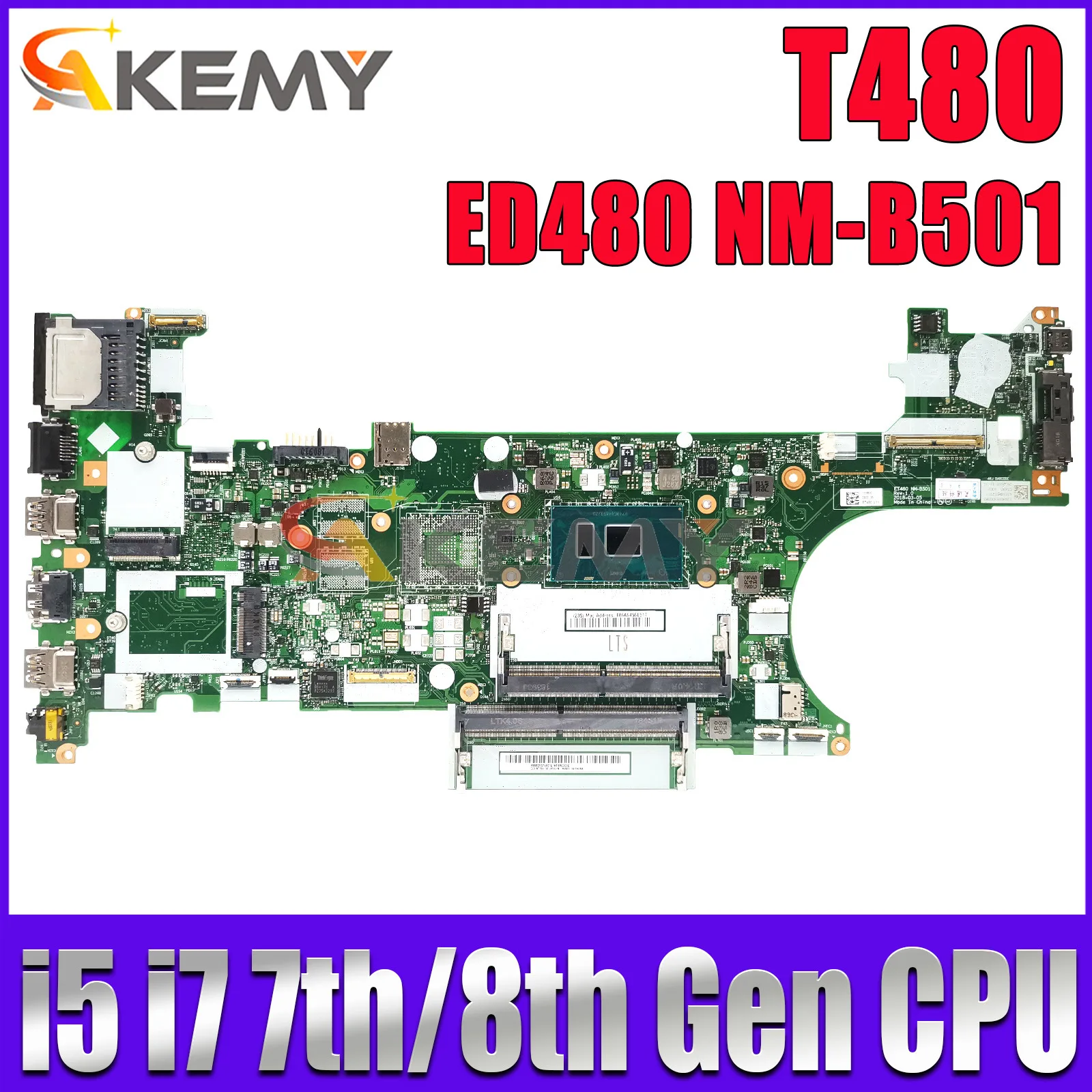 Placa-m-e-para-Laptop-LENOVO-Thinkpad-T480-placa-m-e-ET480-NM-B501-com ...