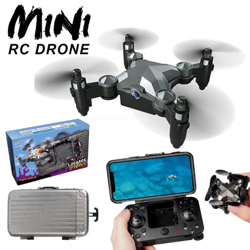 Mini-aerial-photography-drone-luggage-drone-mini-folding-quadcopter-remote-control-altitude-keep ...