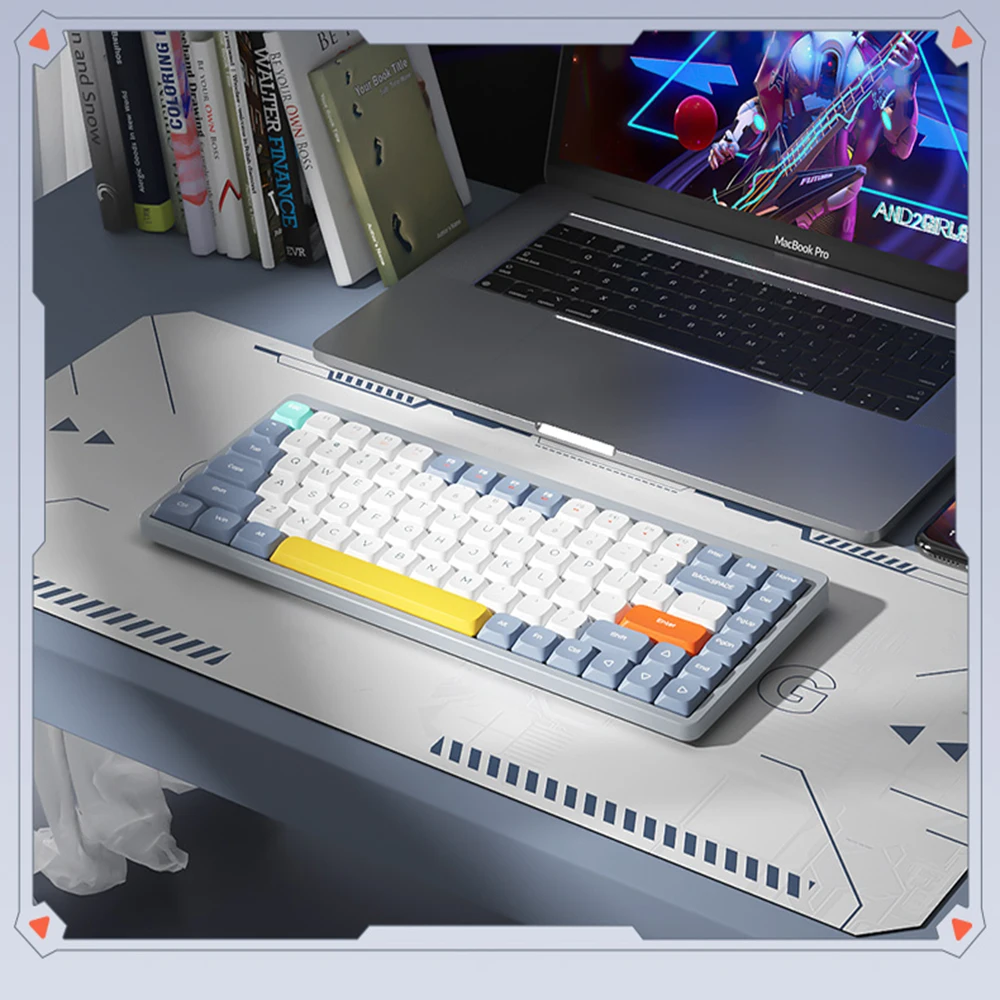 Hot Swap Wireless Mechanical Keyboard YK75 RGB Lighting For Computer ...