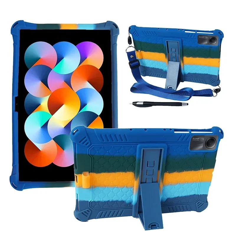 Tablet-Cover-For-Xiaomi-Redmi-Pad-SE-11-PC-Shockproof-Solid-Color-Back ...