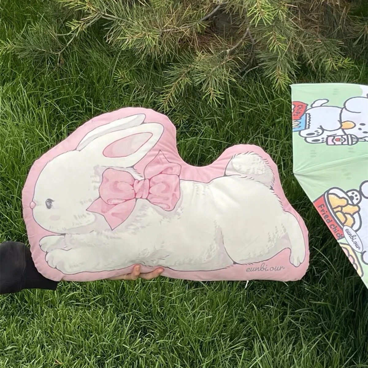 Funda-De-almohada-decorativa-De-conejo-para-sof-cama-funda-De-coj-n ...