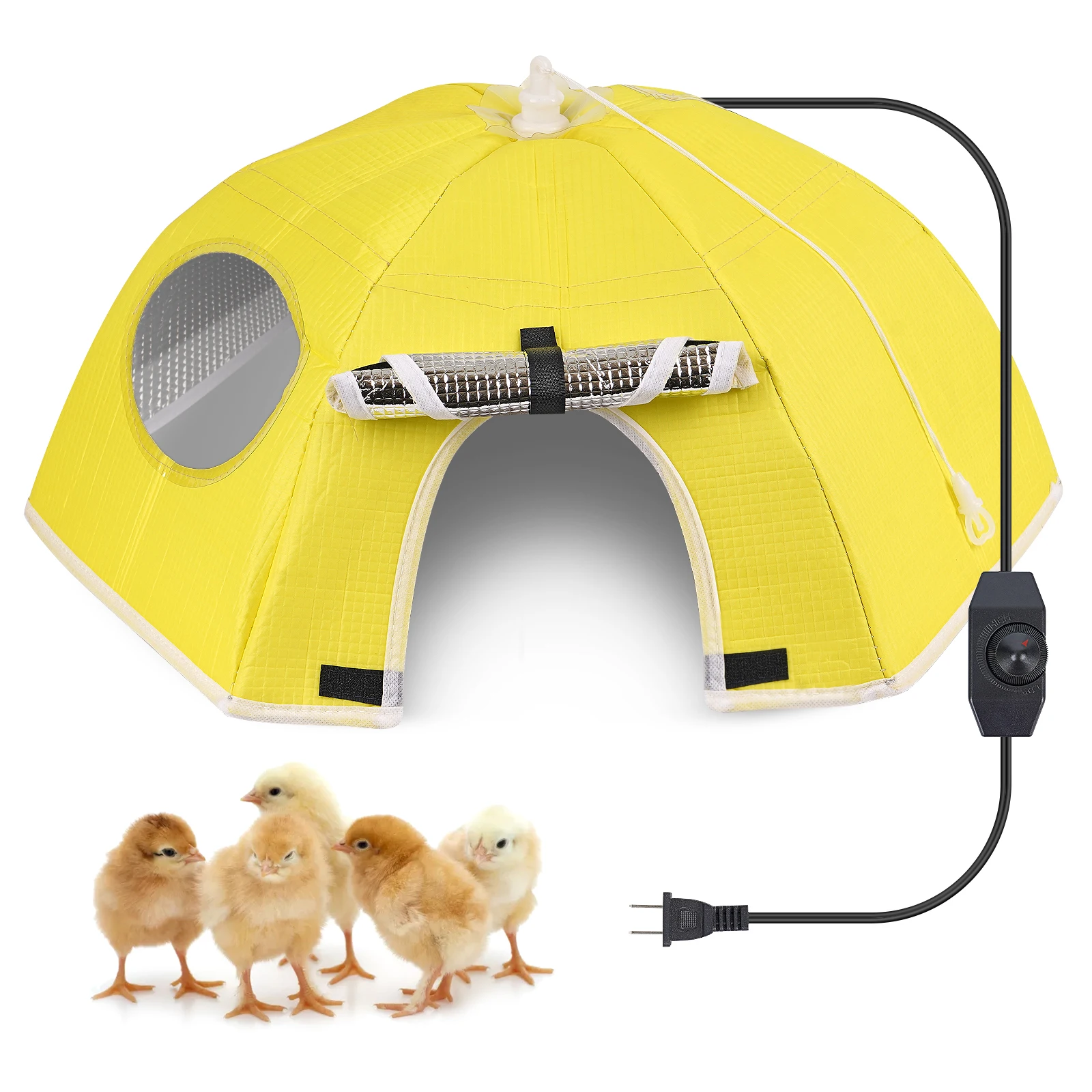 Pet-Poultry-Electric-Chick-Brooder-Heating-Cover-Chick-Heater-Chicken ...