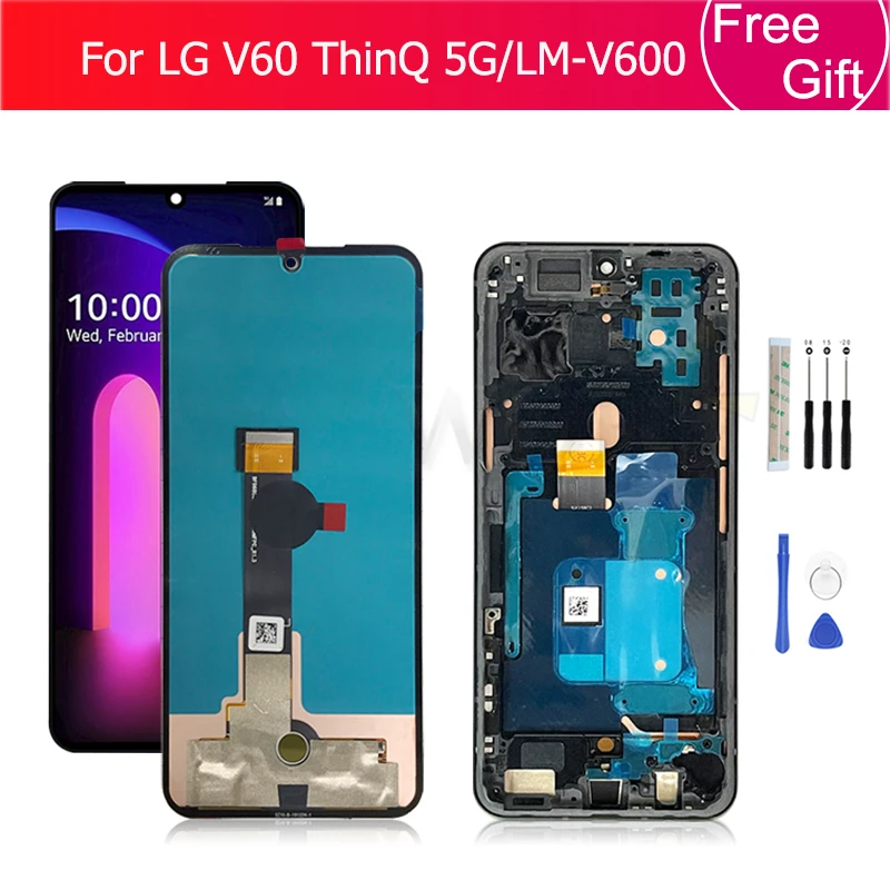 For-LG-V60-LCD-Display-Touch-Screen-Digitizer-Assembly-For-LG-V60-ThinQ ...