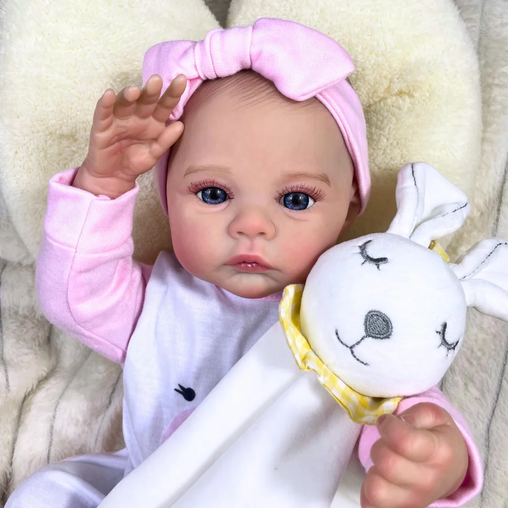 MRB 18 inch Meadow Reborn Baby Doll Full Vinyl Body Girl Washable ...