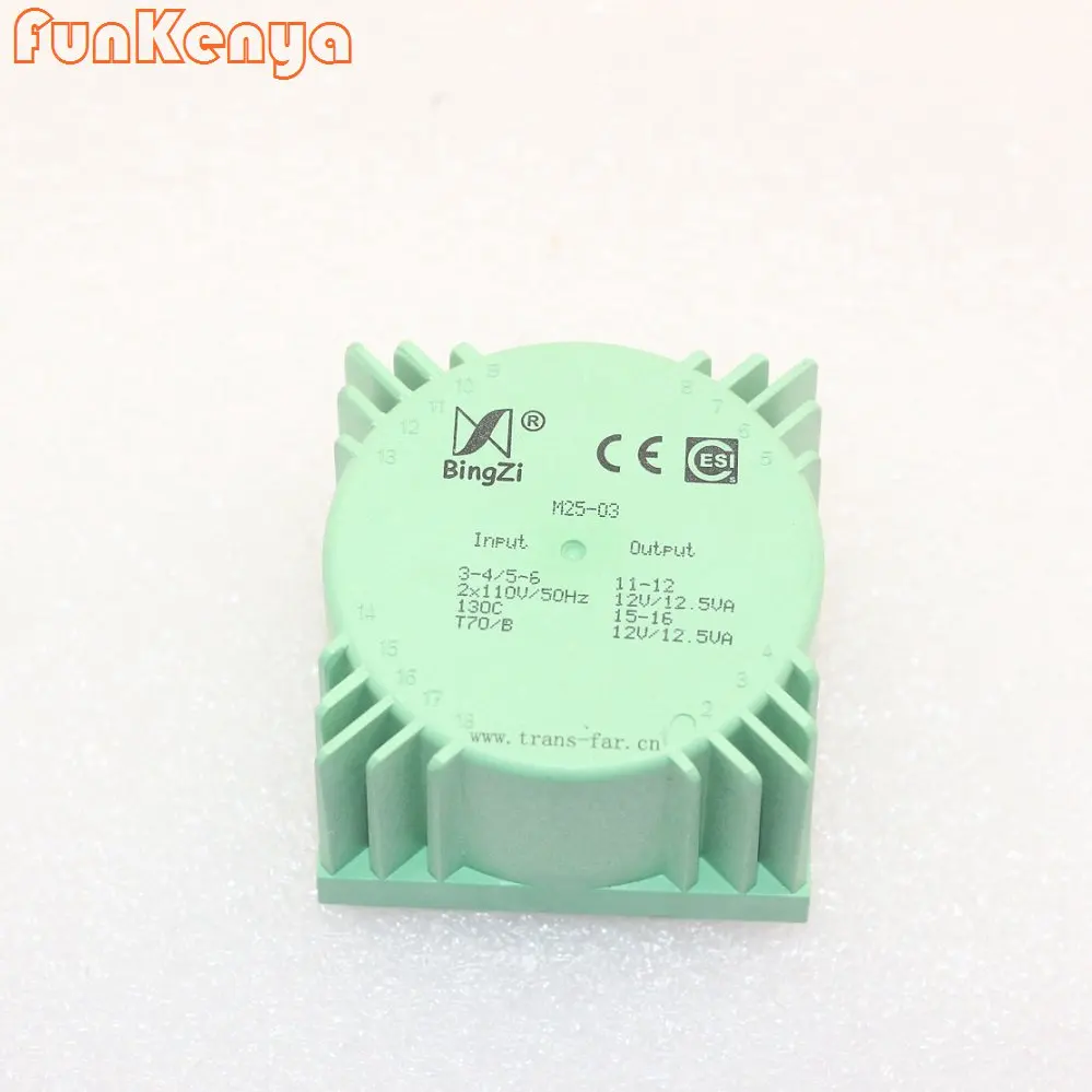 25VA-25W-Bingzi-Green-Cube-trasformatore-Audio-sigillato-trasformatore ...