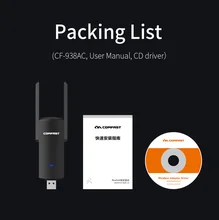 RTL8814AU 802.11AC 1900Mbps USB3.0 Wireless WiFi Adapter 2x3dBi Antenna for Win7/8/10/11 Kali ...