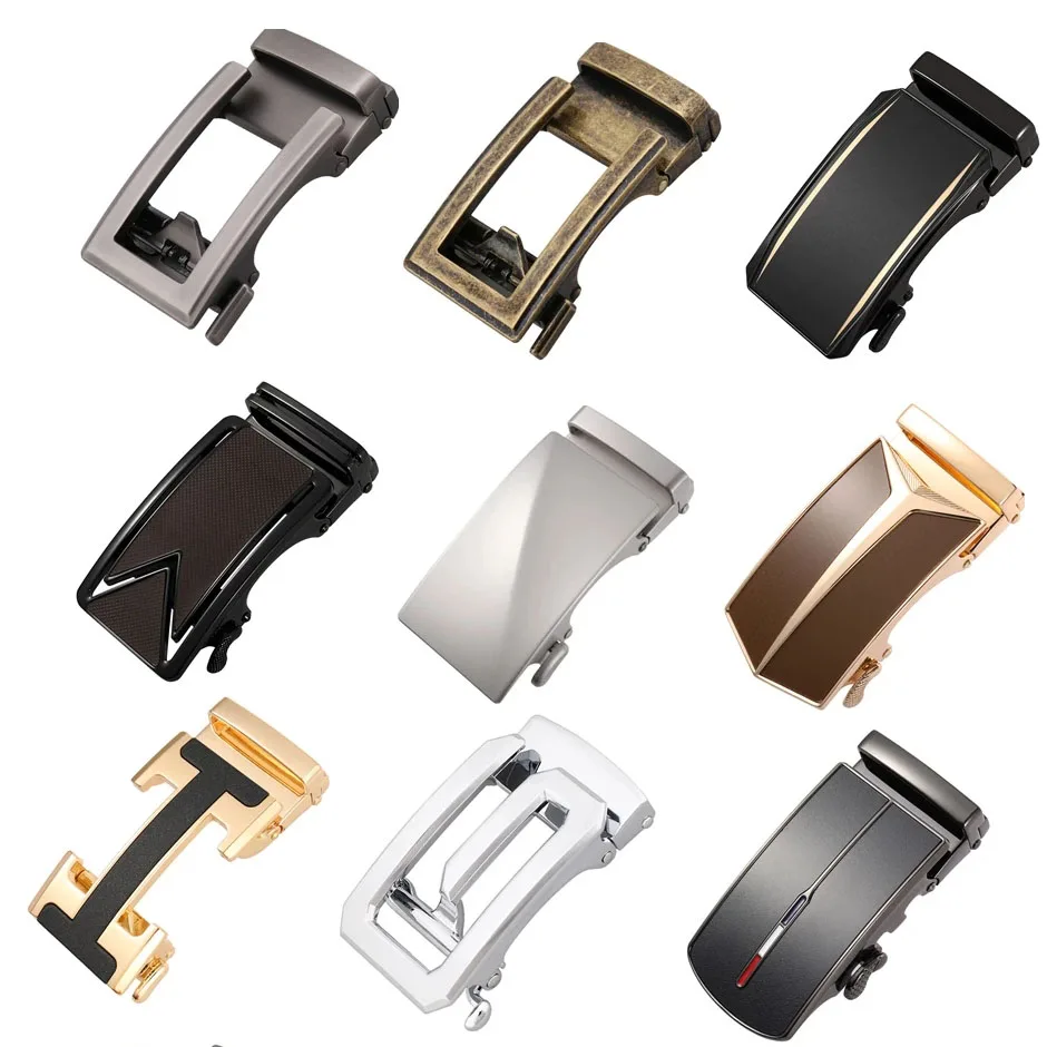 High-Quality-Mens-Business-Alloy-Automatic-Buckle-Unique-Men-Belt ...