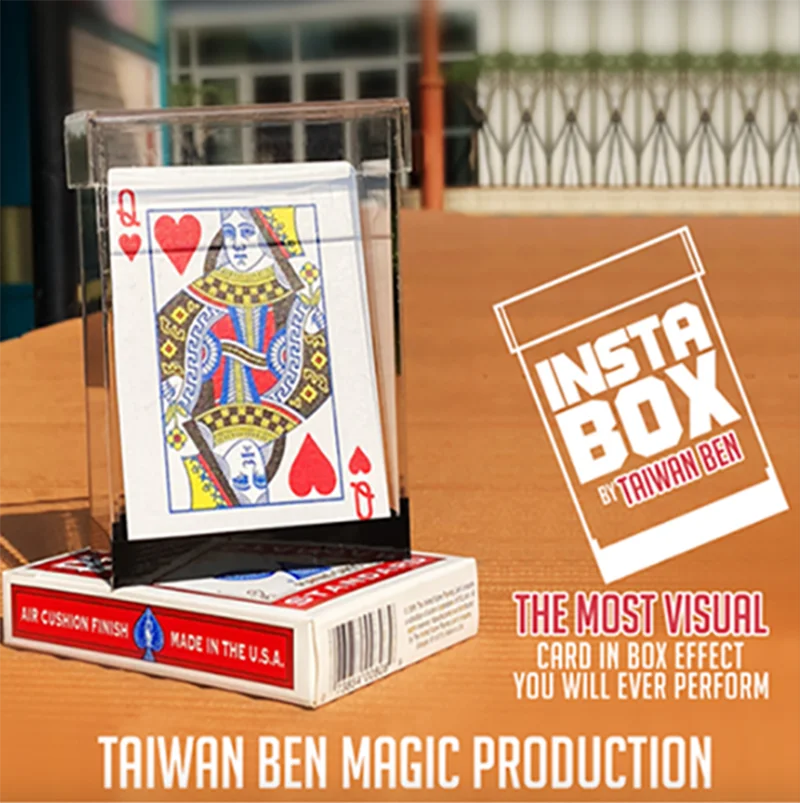 Insta-Box-By-Taiwan-Ben-Magic-Tricks-Card-in-Box-Chosen-Card-Appear-in ...