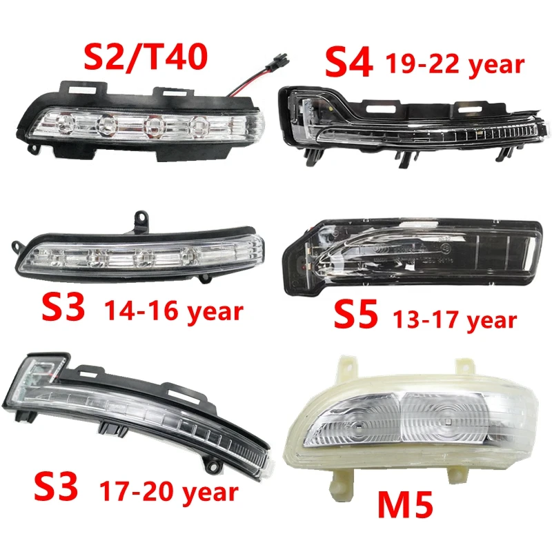 Car Side Reverse LED Flashing Indicator Lamp Rearview Mirror Turn ...