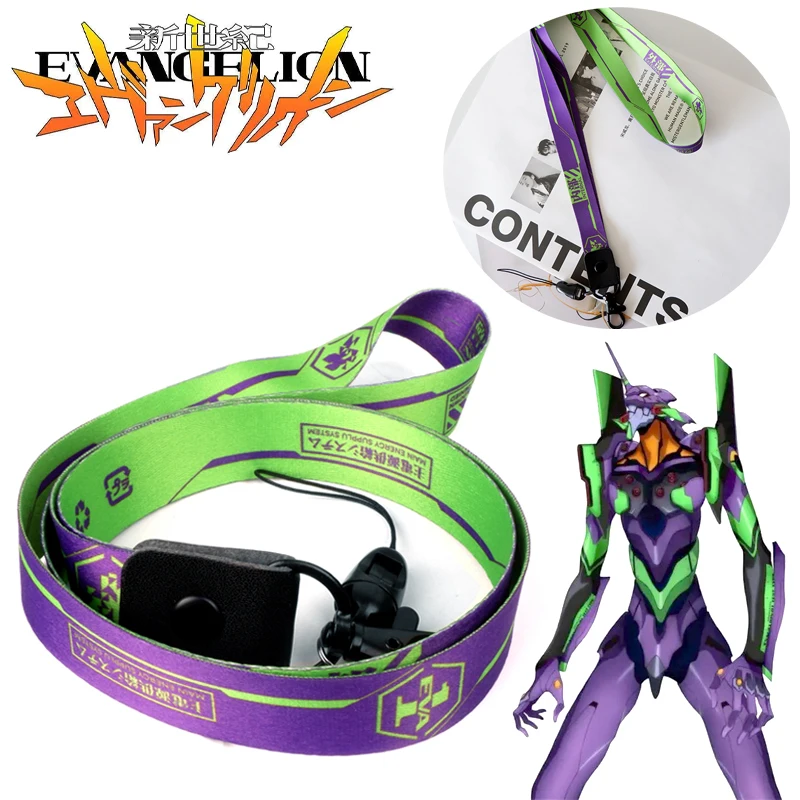 Evangelions-EVA-01-Keychain-Phone-Lanyard-Anime-Peripherals-44cm-Phone ...