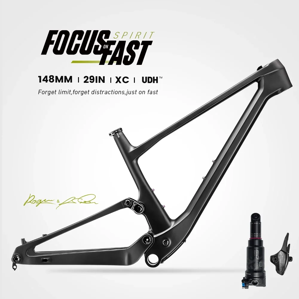 Lexon-29-Full-Suspension-Carbon-MTB-Frame-Boost-148mm-Integrated ...