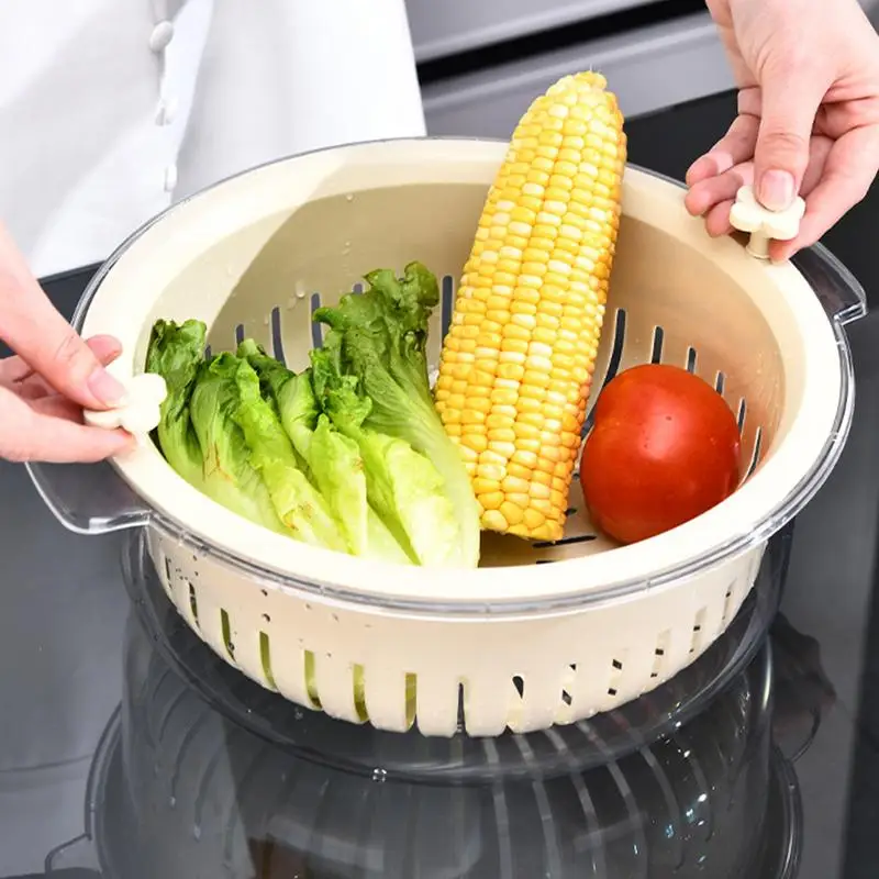 Fruit-Strainer-Bowl-Fruit-Washing-Bowl-Double-Layered-Strainers-And ...