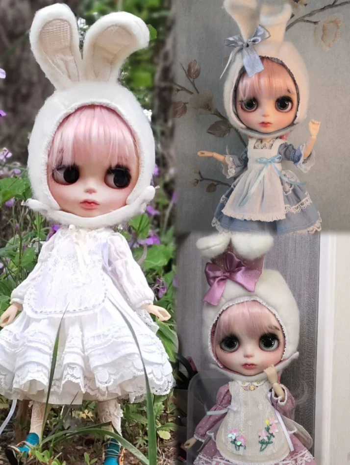 BJD Selling customized Blyth doll by hand dolls not ear and shoes hair ...