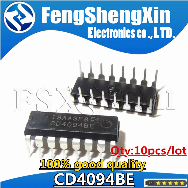 10pcs-lot-New-CD4094BE-DIP-16-CD4094-CMOS-8-Stage-Shift-and-Store-Nus ...