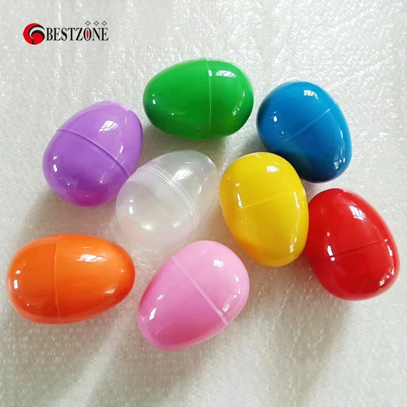 2Pcs 75*105mm 3*4Inch Big Plastic Easter Eggs Decoration Empty Toys ...