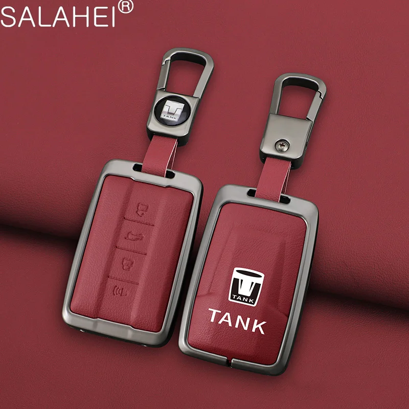 Leather-Car-Remote-Key-Case-Cover-Fob-Protector-Shell-Bag-For-Great ...