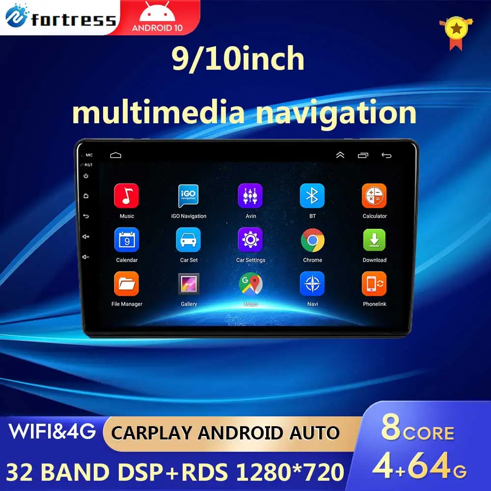 2din-carplay-Car-Stereo-Android-10-1-9-Car-Radio-in-Dash-Touch-Screen ...